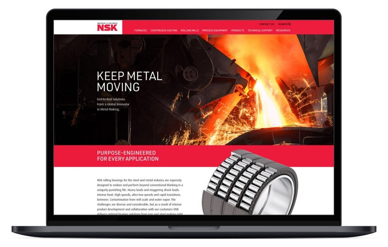 NSK Americas Launches Website for Metal-Making Operations | NSK Americas