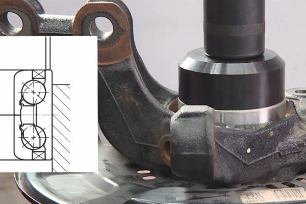 How to replace a Wheel Bearing with magnetic encoder for ABS cars | NSK ...