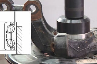 How to replace a Wheel Bearing with magnetic encoder for ABS cars | NSK ...