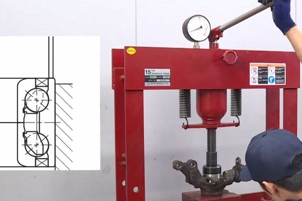 Cómo cambiar un rodamiento de rueda sin codificador magnético (HUB I ...
