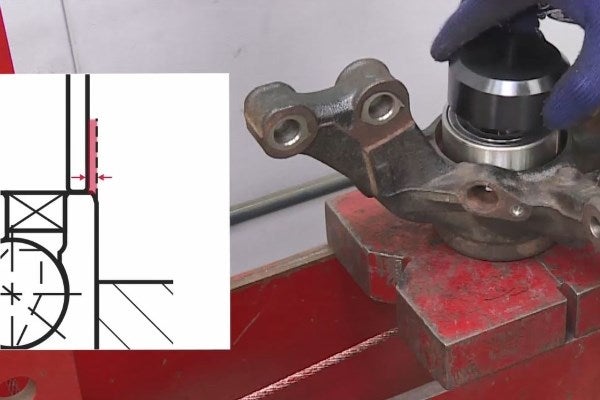 Cómo cambiar un rodamiento de rueda sin codificador magnético (HUB I ...