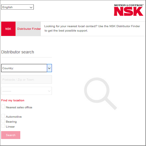 Distributor Finder | NSK Americas
